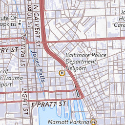 Baltimore Inner Harbor Map Baltimore Inner Harbor: Over 76