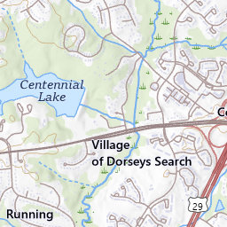 Centennial Park Howard County Map