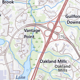 Centennial Park Howard County Map