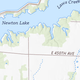 Newton Lake Illinois Map Newton Lake Topo Map IL, Marshall County