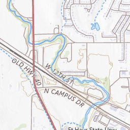 Fort Hays State University Campus Map