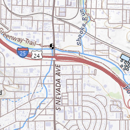 Mapa De Broadmoor, Colorado Springs