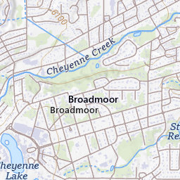 Mapa De Broadmoor, Colorado Springs