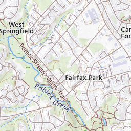 West Springfield Va Map