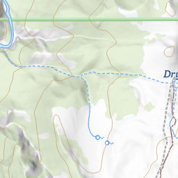 Barney Riley Trail Topo Map CA, Alpine County (Heenan Lake Area)