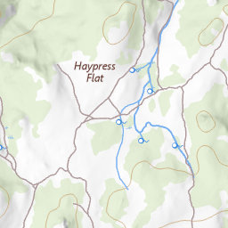 Barney Riley Trail Topo Map CA, Alpine County (Heenan Lake Area)