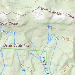 Koosharem Guard Station Scrub Flat Trail Topo Map UT, Sevier County ...