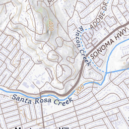 Howarth Park Santa Rosa Map Santa Rosa, California Map And Panorama