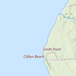 Clifton Beach Map