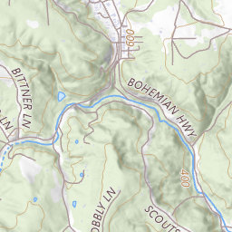 Occidental California Map
