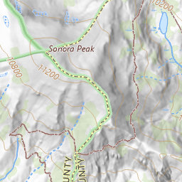 Sonora Pass Map