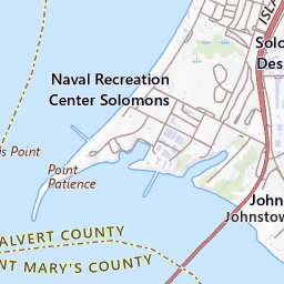 Map Of Solomons Island Md