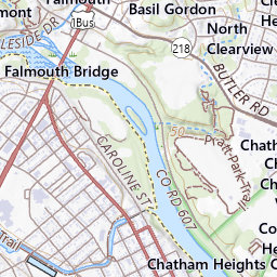 Fredericksburg Va County Map