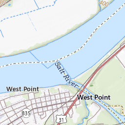 Salt River Kentucky Map