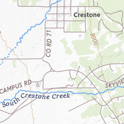 Crestone Colorado Map