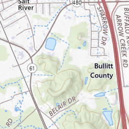 Salt River Kentucky Map