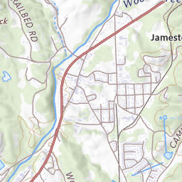Mapa De Jamestown, California