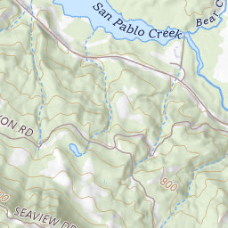 Topographics Map Of Orinda Ca