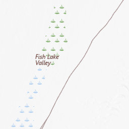 Fish Lake Valley Nevada Map Fish Lake Valley Topo Map NV, Esmeralda