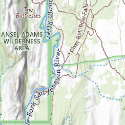 Devils Postpile Map
