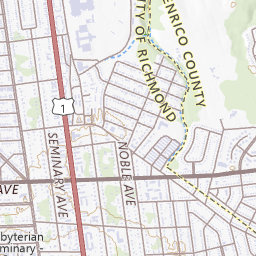 Richmond Intl Raceway Area Map
