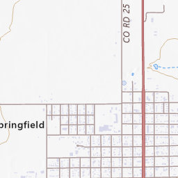 Springfield Colorado Map