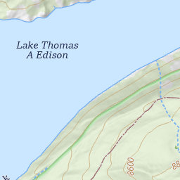 Edison Lake Ca Map Edison Point Trail, California 388 Reviews, Map