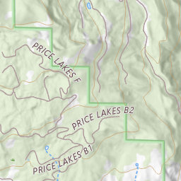 Navajo Peak Topo Map CO, Archuleta County (Chama Peak Area)