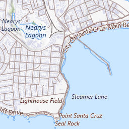 Santa Cruz Beach Map Map Of Santa Cruz County, California Where Is