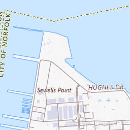 Naval Station Norfolk Map