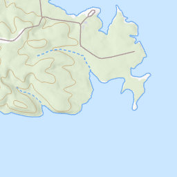 Mapa Del Lago Jonathan Creek, Kentucky