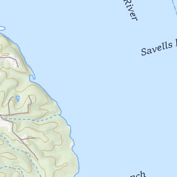 Mapa Del Lago Jonathan Creek, Kentucky