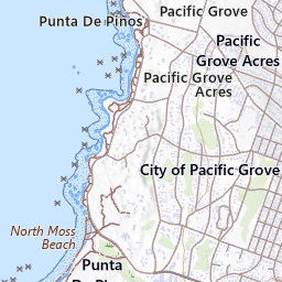 Moss Beach Map Moss Beach Topo Map CA, San Mateo County (Montara