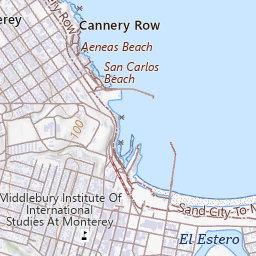 Mapa De Monte California Official Map Of Monterey County California