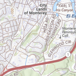 Mapa De Monte California Official Map Of Monterey County California