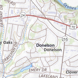 Nashville Tn Donelson Map