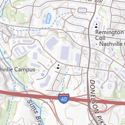 Nashville Tn Donelson Map
