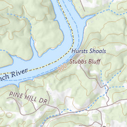 Twra Melton Hill Lake Map