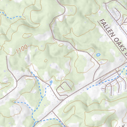 Mapa Topográfico Del Lago Melton Hill