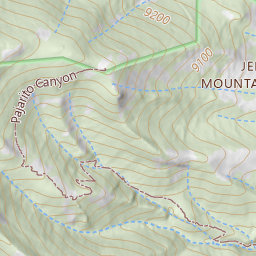 Jemez Mountains Topographic Map A. Maps Showing Location Of The Jemez