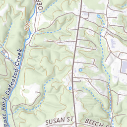 Free Hickman County Tennessee Topo Maps Elevations
