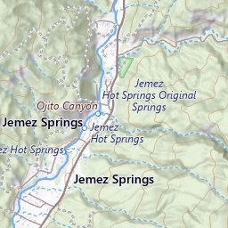 Jemez Mountains Map