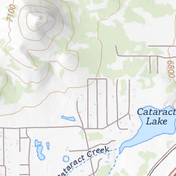 Cataract Lake Map Kremmling Area Fishing Map | Colorado Vacation