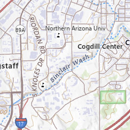 Map Of Northern Arizona University