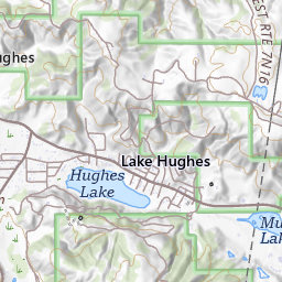 Mapa Del Lago Hughes, California Here Is The Location Of The Hughes