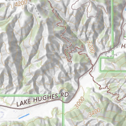 Mapa Del Lago Hughes, California Here Is The Location Of The Hughes