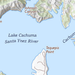Lake Cachuma Santa Barbara Map
