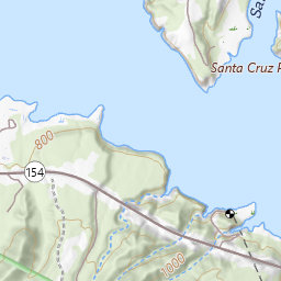 Lake Cachuma Santa Barbara Map