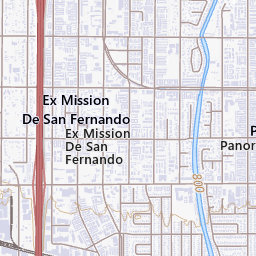 Panorama City California Map