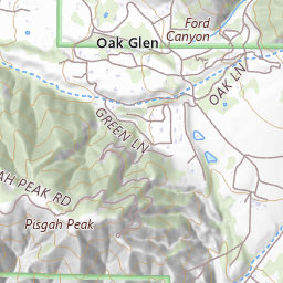 Oak Glen California Map